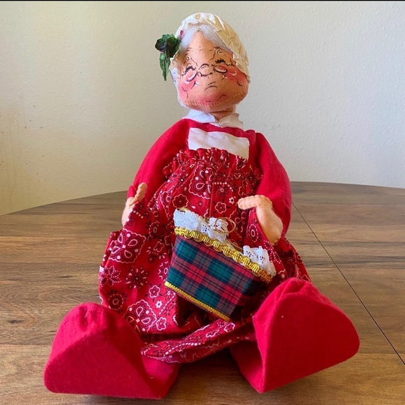 Holiday | Vintage Annalee Mobilitee Christmas Doll 1971 Grandma | Poshmark